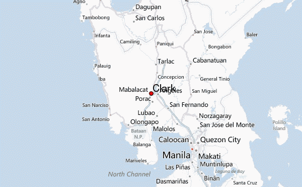 Previsión del Tiempo para Clark (Central Luzon)
