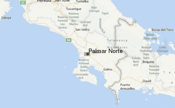 Previsión del Tiempo para Palmar Norte