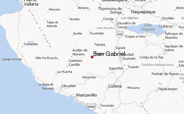 San Gabriel Map