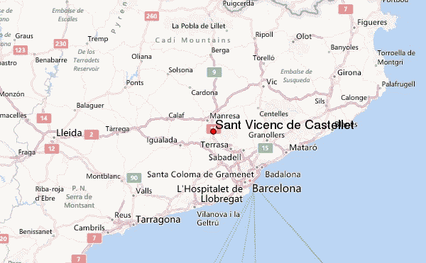 Previsión del Tiempo para San Vicente de Castellet